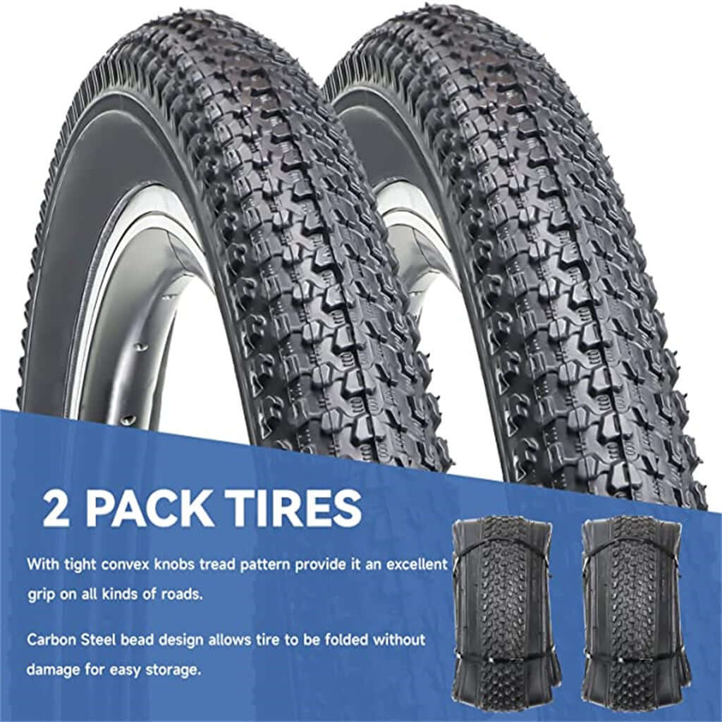 Hycline 2-Packed MTB Tires for American Off-Road Biking
