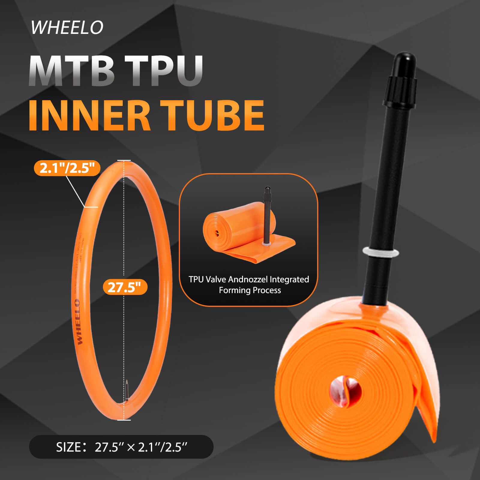 Ultra-Light TPU Bike Inner Tube - 26/27.5/29×2.1-2.5 – Hycline