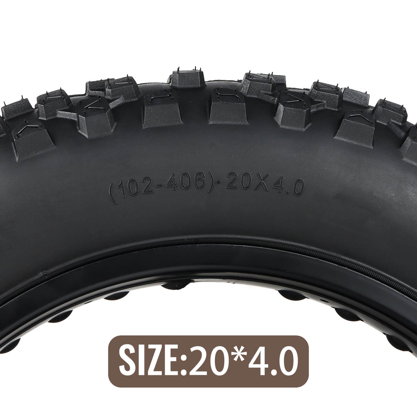 Convex Knobs Fat Tires 20" x 4" | Hycline Fat Tyre