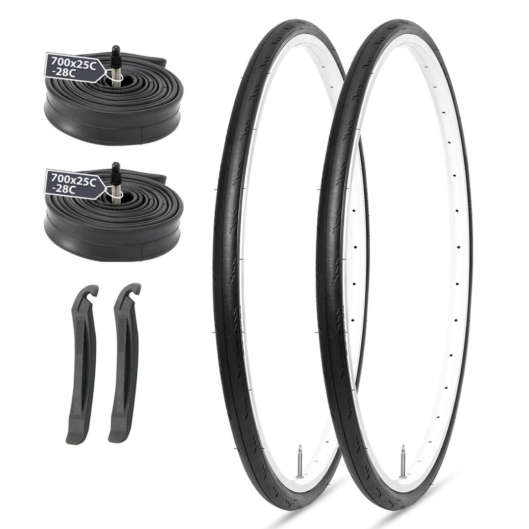 Premium 700 x 25C road bike tires - Hycline