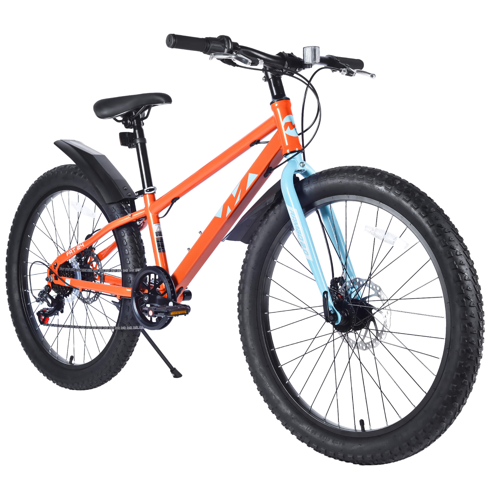 Msiki 24x3” Fat Tire Bike – Perfect for Teens & Downhill Riding – Hycline